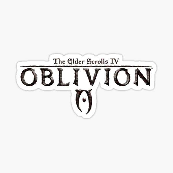 " The Elder Scrolls IV: Oblivion Remastered" Sticker for Sale by Juana- | Redbubble