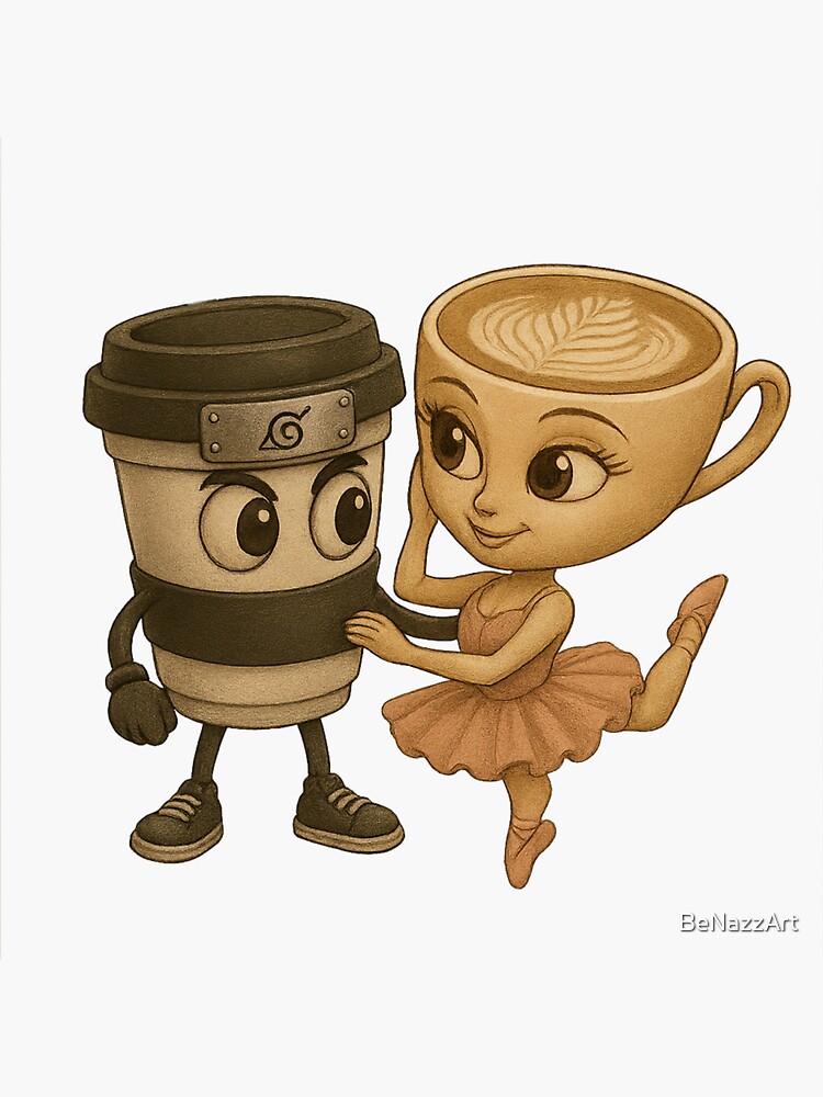 "Ballerina Cappuccina and Capuccino Assassino" Sticker for Sale by ...