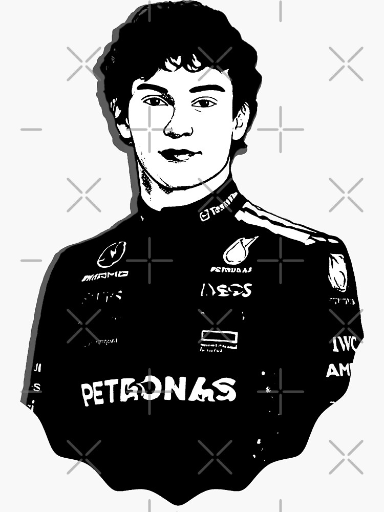 "Kimi Antonelli Cartoon" Sticker for Sale by baranskini | Redbubble