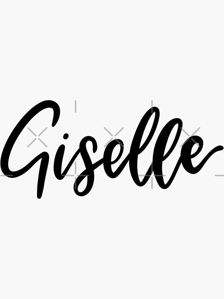 "Giselle " Sticker for Sale by ellietography | Redbubble