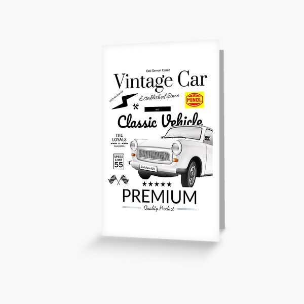 "Trabant, Trabi, Trabbi 601" Greeting Card by Bonita0105 | Redbubble