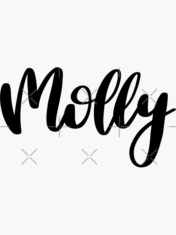 "Molly" Sticker for Sale by ellietography | Redbubble