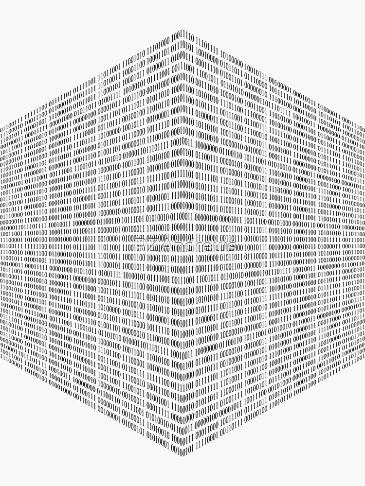 "Cubed" Sticker for Sale by PZAndrews | Redbubble