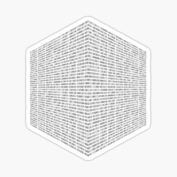 "Cubed" Sticker for Sale by PZAndrews | Redbubble