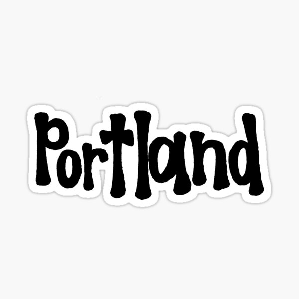 "Portland" Sticker for Sale by alexavec | Redbubble