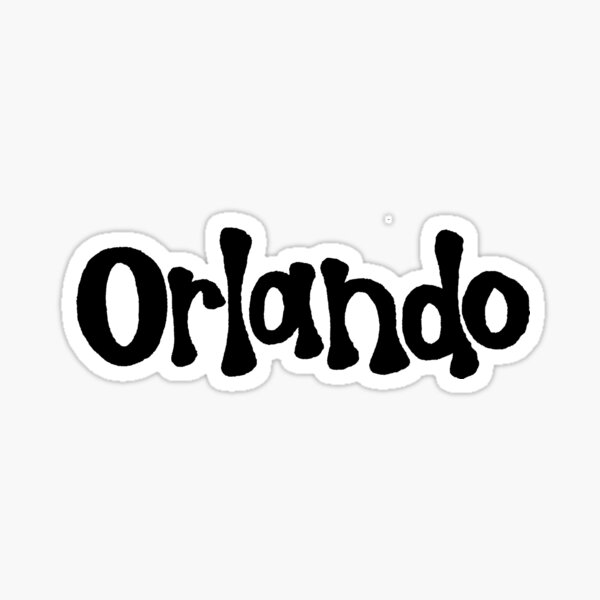 "Orlando" Sticker by alexavec | Redbubble