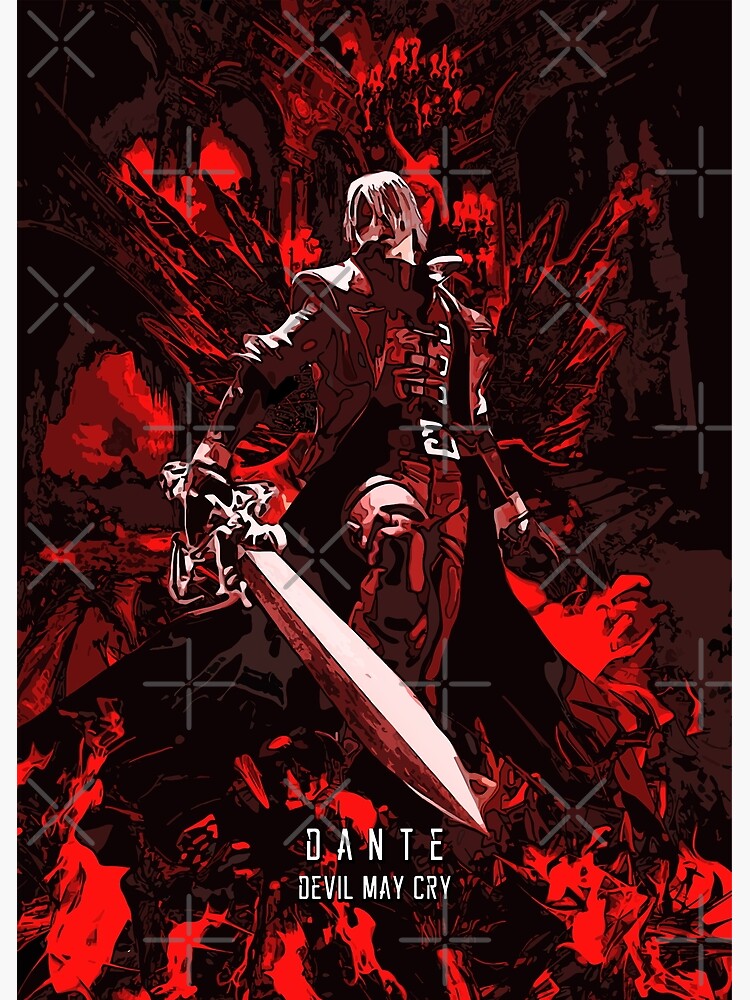 Classic Dante from Devil May Cry Premium Matte Vertical Poster sold by ...