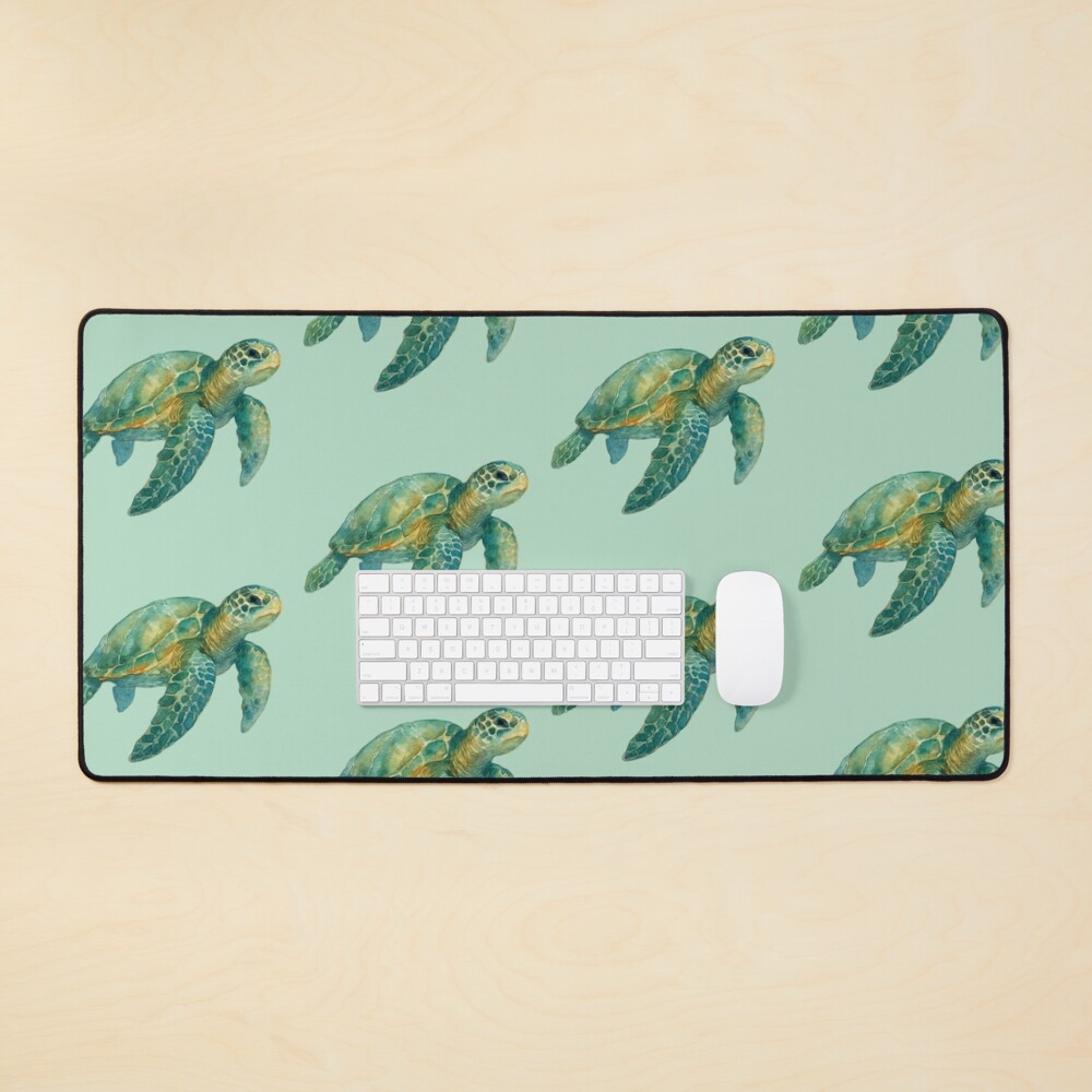 "Watercolor Sea Turtle Illustration" Sticker for Sale by Aakame | Redbubble