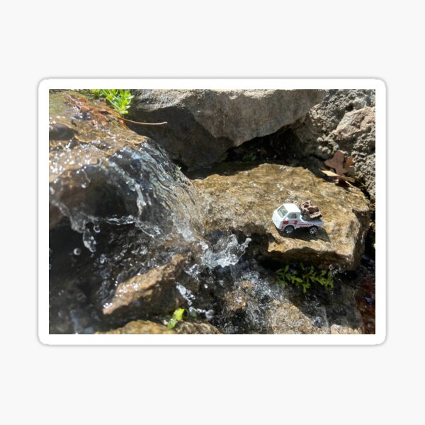 "Matchbox Subraru Sambar JDM Kei-Truck on a Waterfall." Sticker for ...