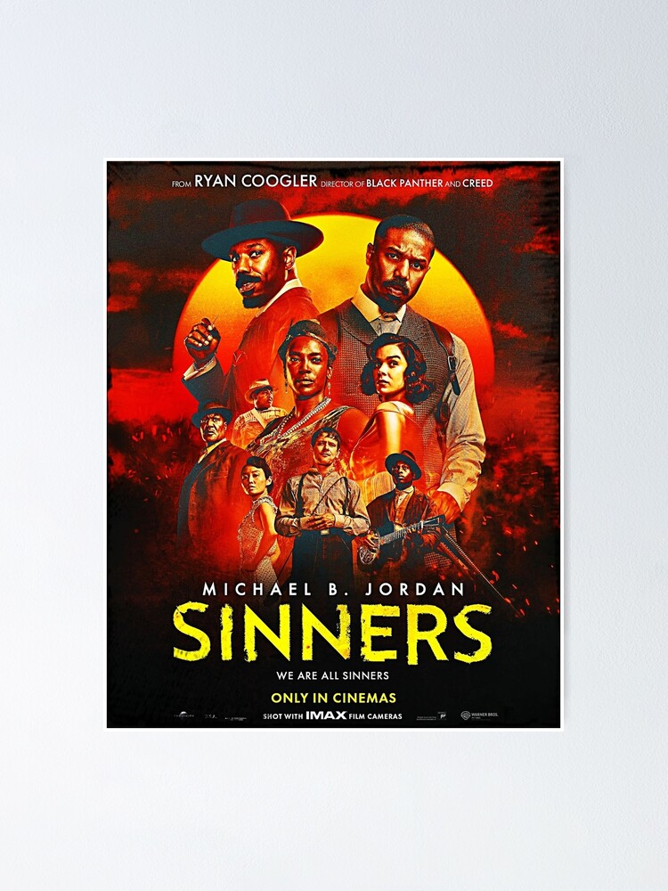 "Sinners" Poster for Sale by DeSeanSuperstar | Redbubble