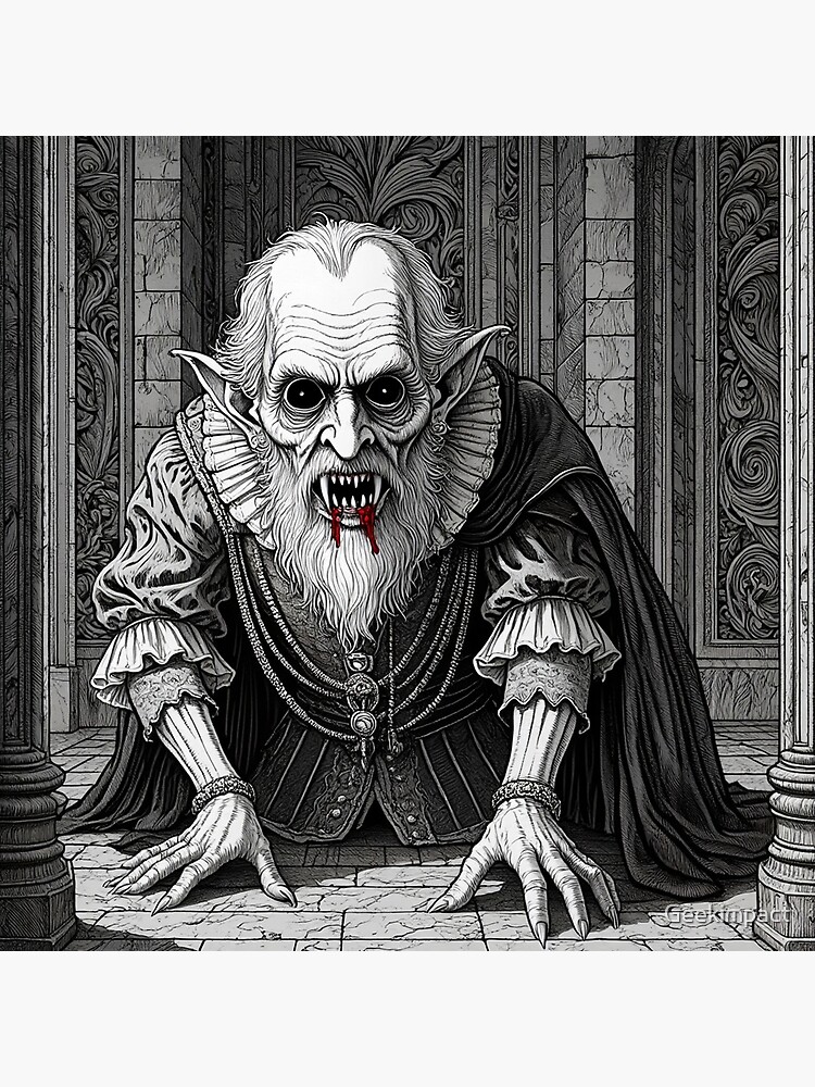 Evil Vampire Drawings