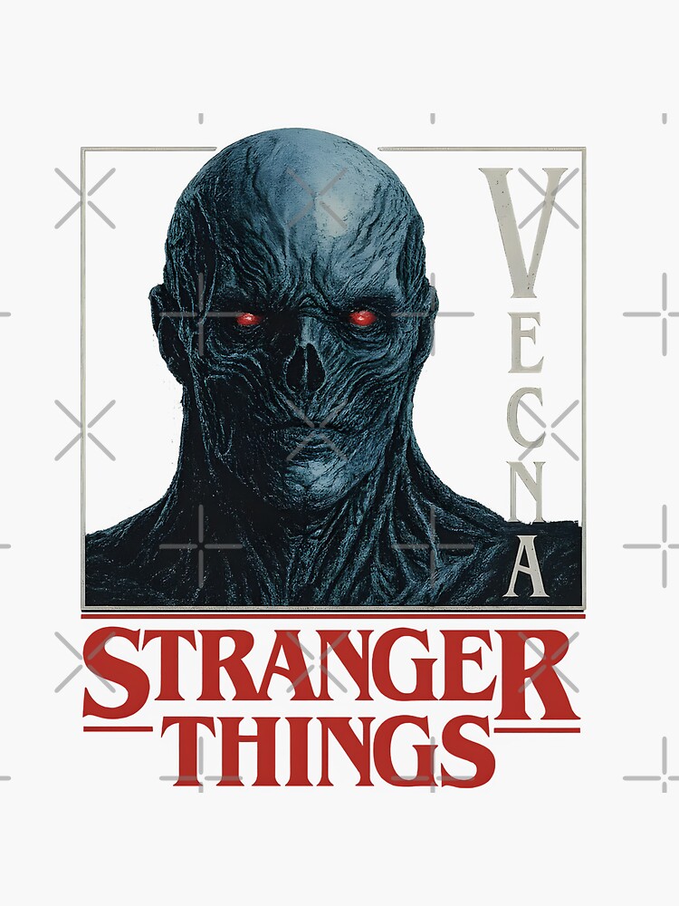 "Vecna Stranger Things Shirt Design | Upside Down Horror Art Inspired ...