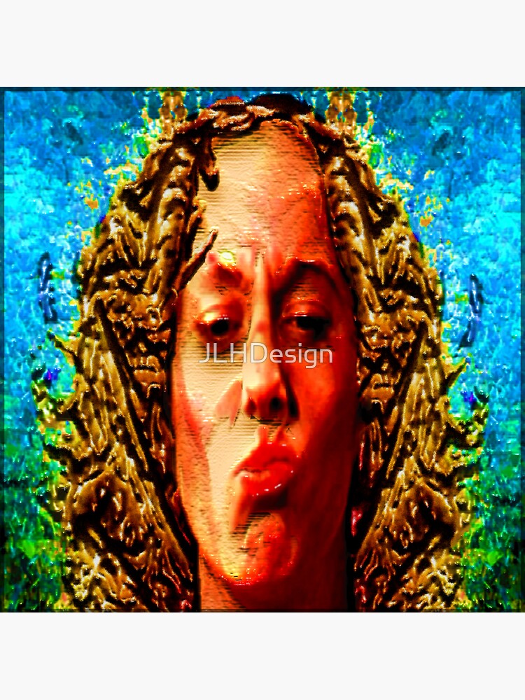 "In Your Face" Sticker for Sale by JLHDesign | Redbubble