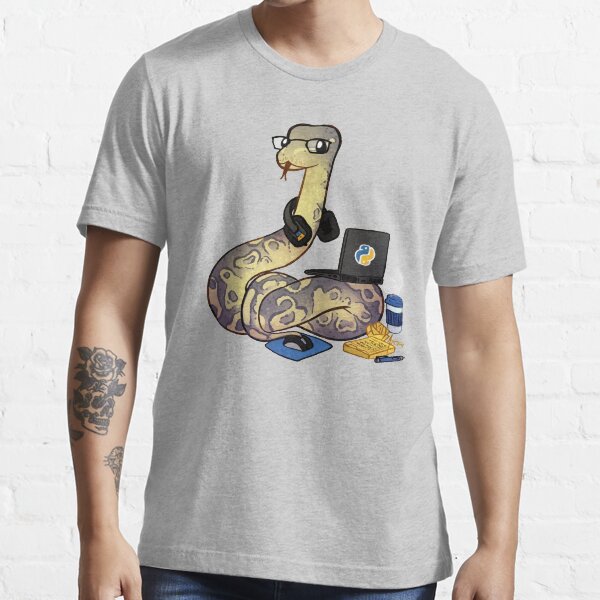 "Python Python" T-shirt for Sale by petakov-kirk | Redbubble | python t ...
