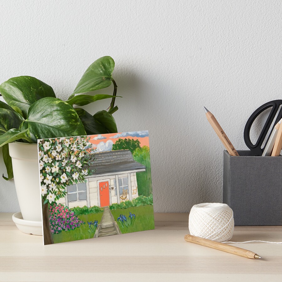 "Spring at Roberta and Harold's House" Canvas Print for Sale by cannivas | Redbubble