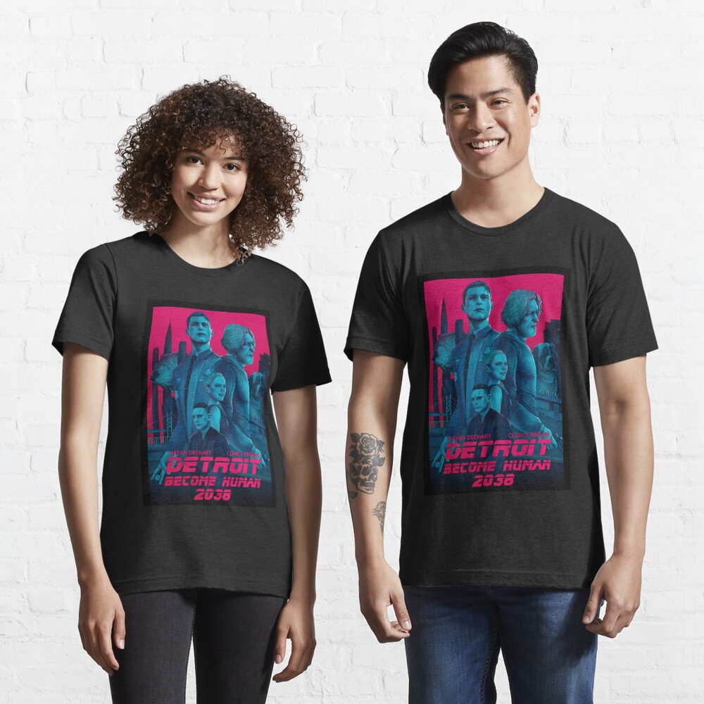 "Detroit Become Human 2038" T-shirt for Sale by raaawrbin | Redbubble ...