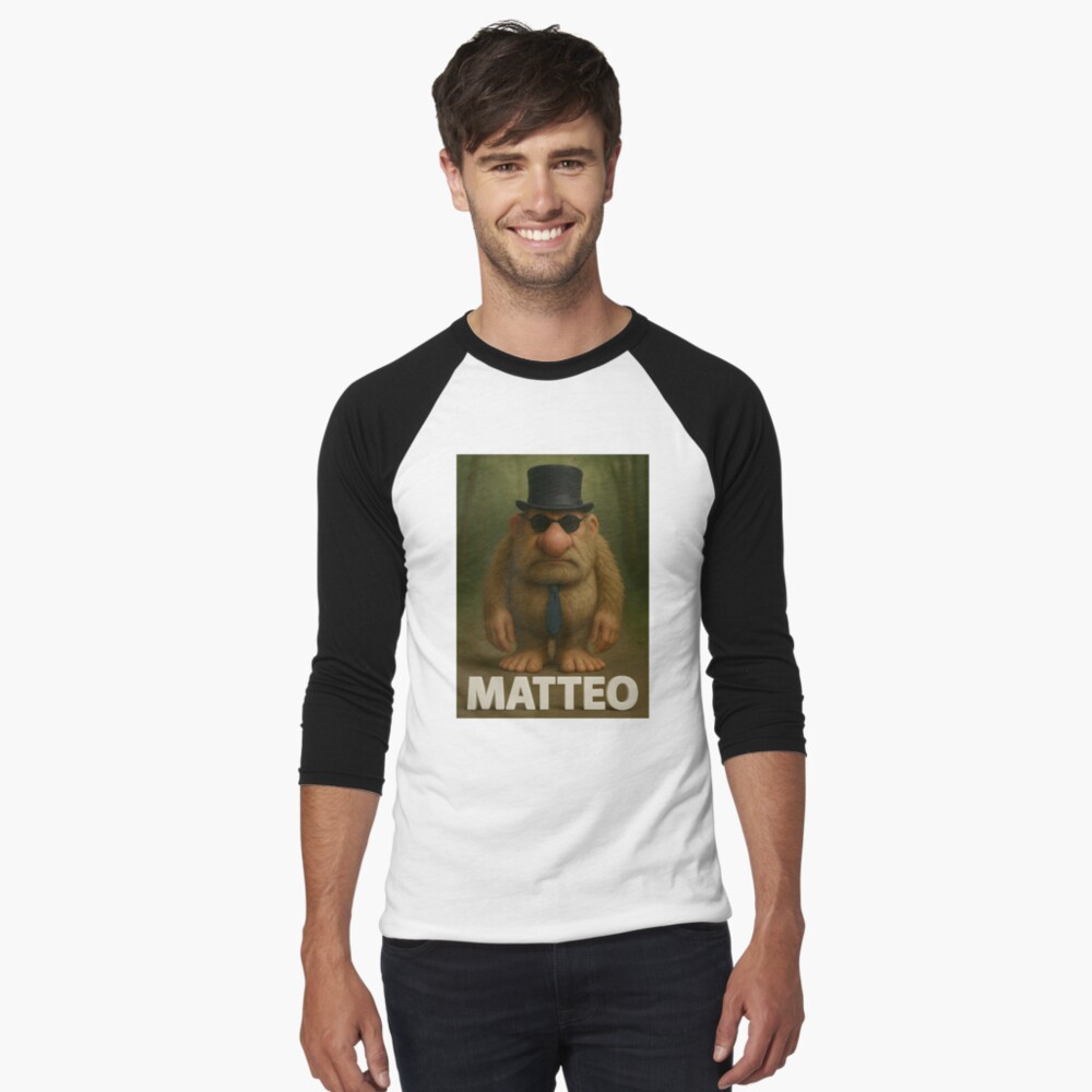 "Matteo Brainrot Mateo Italian Brainrot Meme Mateooo Matteooo" Poster ...