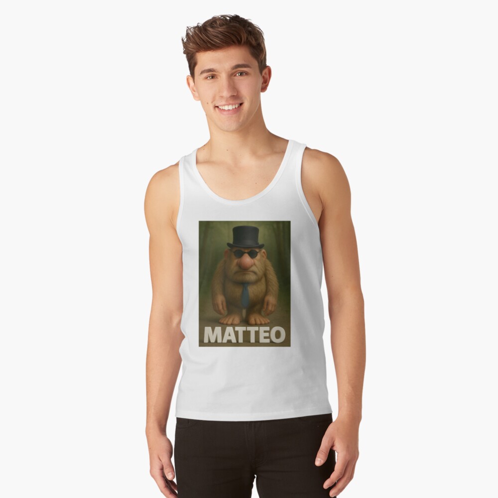 "Matteo Brainrot Mateo Italian Brainrot Meme Mateooo Matteooo" Poster ...