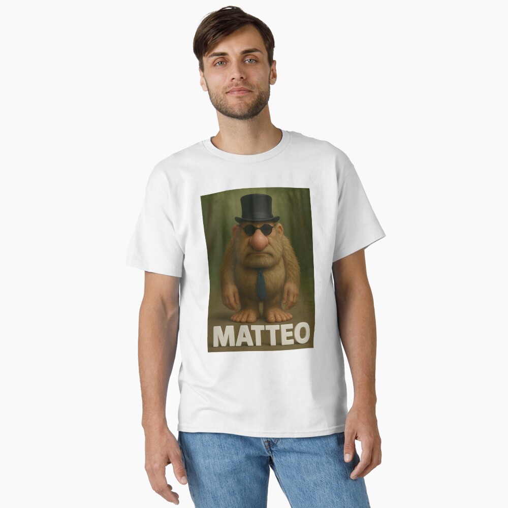 "Matteo Brainrot Mateo Italian Brainrot Meme Mateooo Matteooo" Poster ...