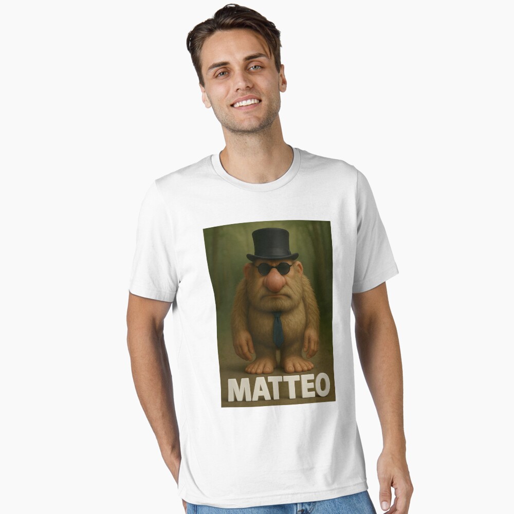 "Matteo Brainrot Mateo Italian Brainrot Meme Mateooo Matteooo" Poster ...