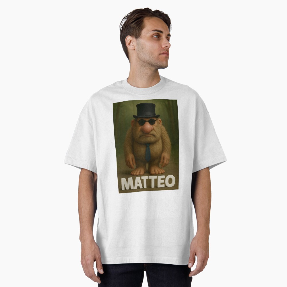 "Matteo Brainrot Mateo Italian Brainrot Meme Mateooo Matteooo" Poster ...