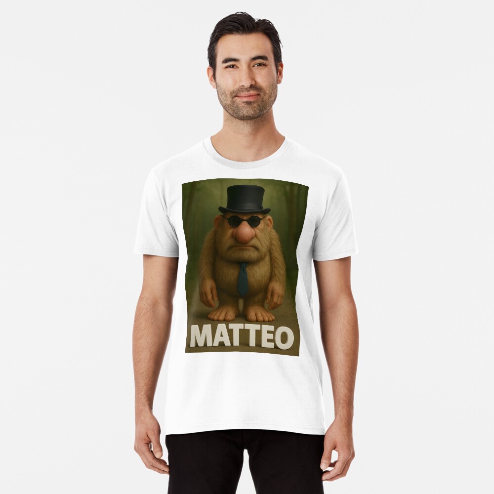 "Matteo Brainrot Mateo Italian Brainrot Meme Mateooo Matteooo" Poster ...