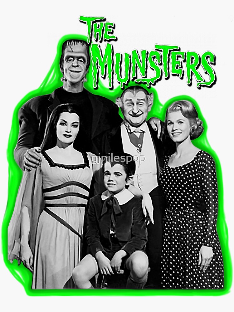 "Munsters 50th Anniversary family portrait" Sticker for Sale by ...