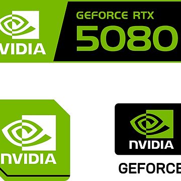 "Nvidia GeForce RTX 5080 Set of 3" Sticker for Sale by OriginWave ...
