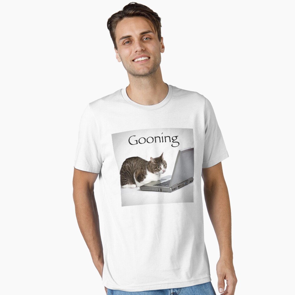 "Gooning" Sticker for Sale by cocksnot | Redbubble