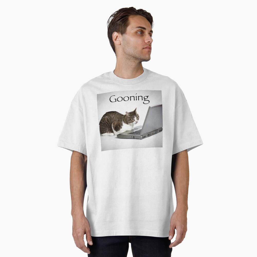 "Gooning" Sticker for Sale by cocksnot | Redbubble