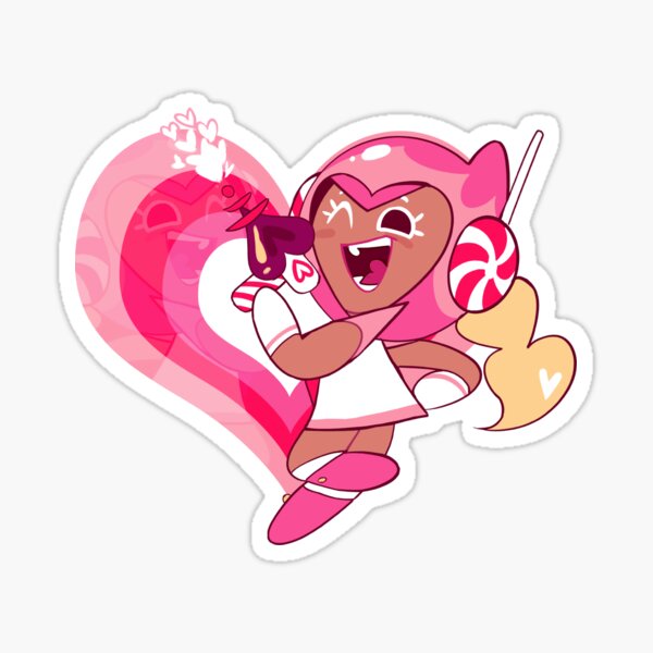 "pink choco" Sticker for Sale by tomotomo | Redbubble