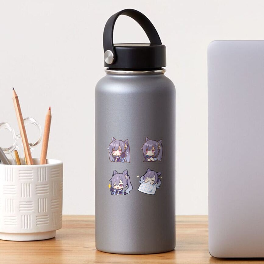 "Keqing Sticker Set Genshin Impact" Sticker by Demray | Redbubble