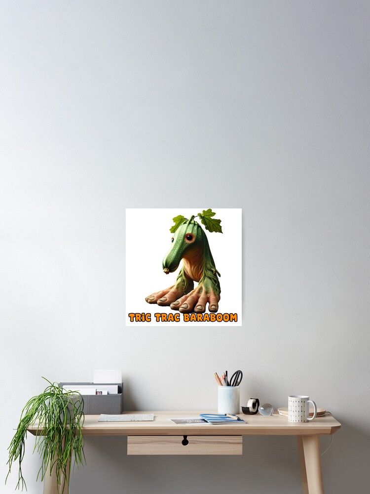 "Tric Trac Baraboom Italian brainrot character" Poster for Sale by 1artcolor | Redbubble
