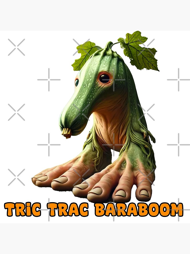 "Tric Trac Baraboom Italian brainrot character" Poster for Sale by 1artcolor | Redbubble