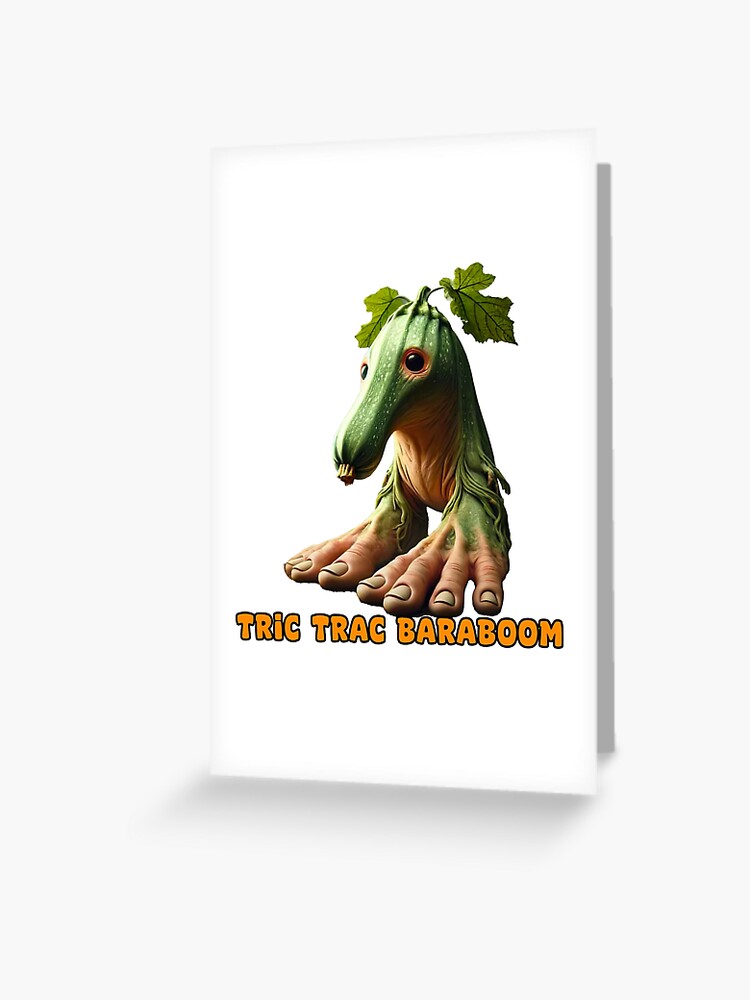 "Tric Trac Baraboom Italian brainrot character" Greeting Card for Sale ...