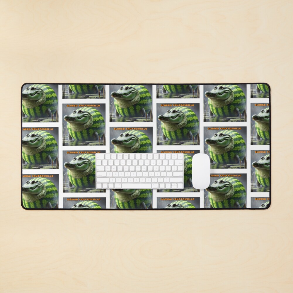 "Glorbo Fruttodrillo crocodile Italian brainrot character" Sticker for ...