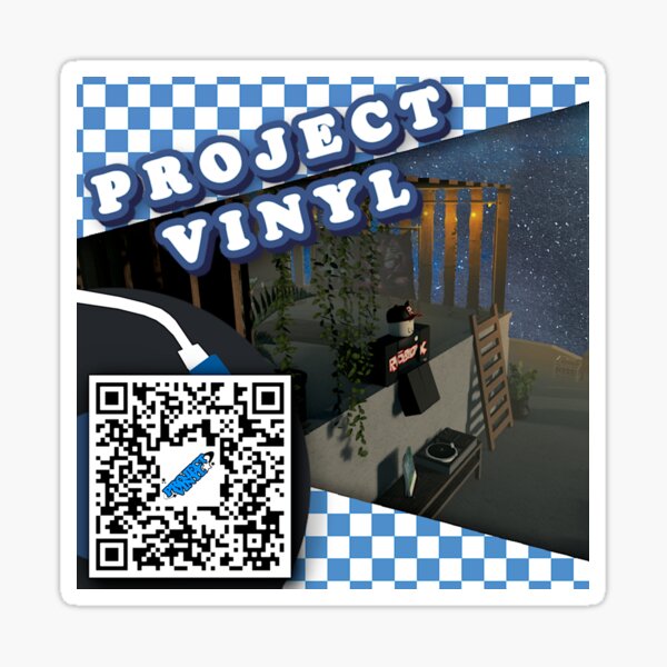 "QR STICKER" Sticker for Sale by ProjectVinyl | Redbubble