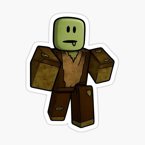 "Roblox Dead rails Normal zombie" Sticker for Sale by PrintNestStore ...