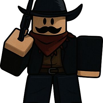 "Roblox Dead rails Outlaw" Sticker for Sale by PrintNestStore | Redbubble