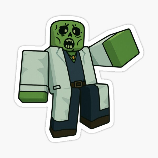 "Roblox Dead rails Scientist" Sticker for Sale by PrintNestStore ...