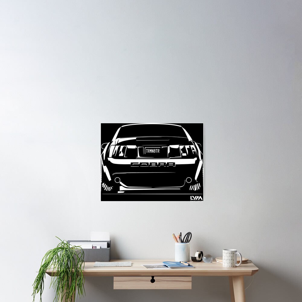 "03-04 Mustang Cobra Terminator" Poster for Sale by leaveyourmark ...