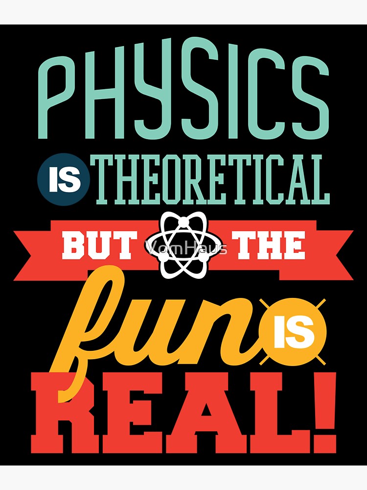 "Physics is Fun" Sticker by VomHaus | Redbubble