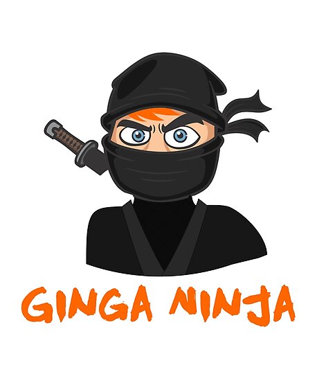 "Ginga Ninja Ginger AF Redhead Funny Novelty Gingers Rule" Poster by ...