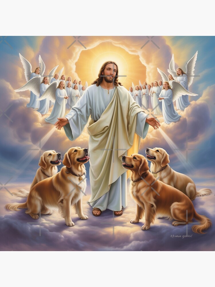 "JESUS AND DOGS IN HEAVEN. Cute Dogs And Angel's With Jesus in Haven ...