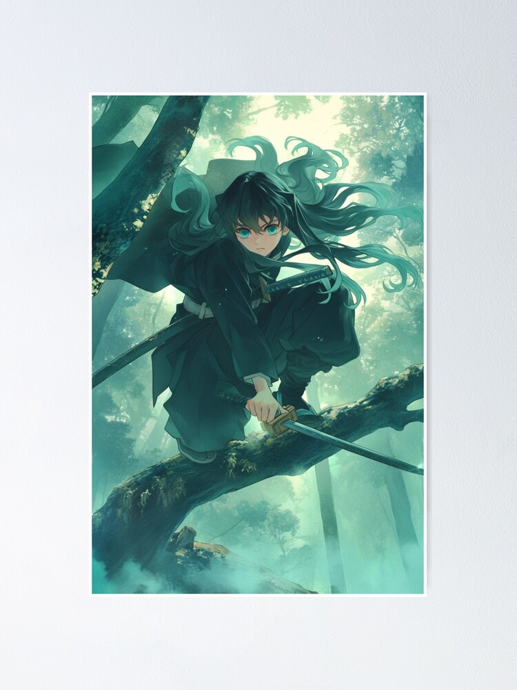 "Mist Hashira" Poster for Sale by jinwooo | Redbubble