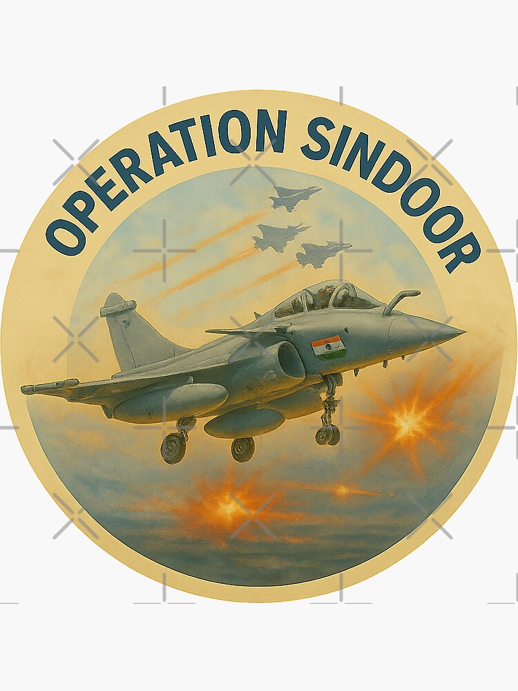 "Operation Sindoor - Indian Air Force Heroic Strike Emblem - Dassault ...