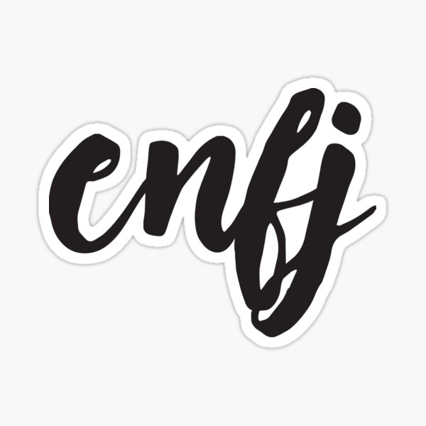 Enfj Ver6 Sticker For Sale By Teeworthy Redbubble