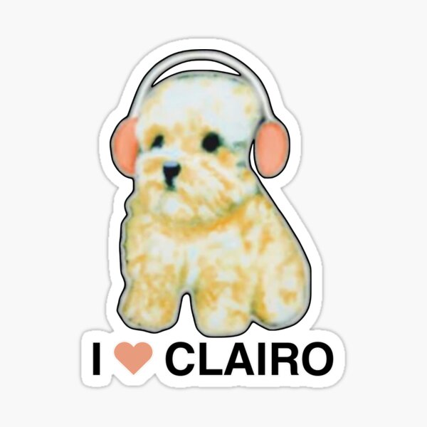 "I Love Clairo" Sticker for Sale by CHESLEY-DESIGN | Redbubble