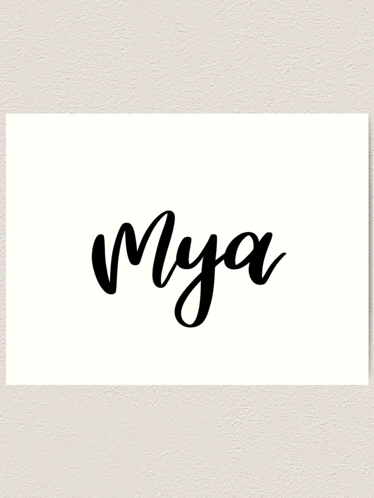 "Mya " Art Print for Sale by ellietography | Redbubble
