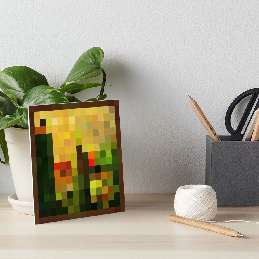 ""Albanian" Minecraft Painting" Sticker for Sale by Nimpsy | Redbubble